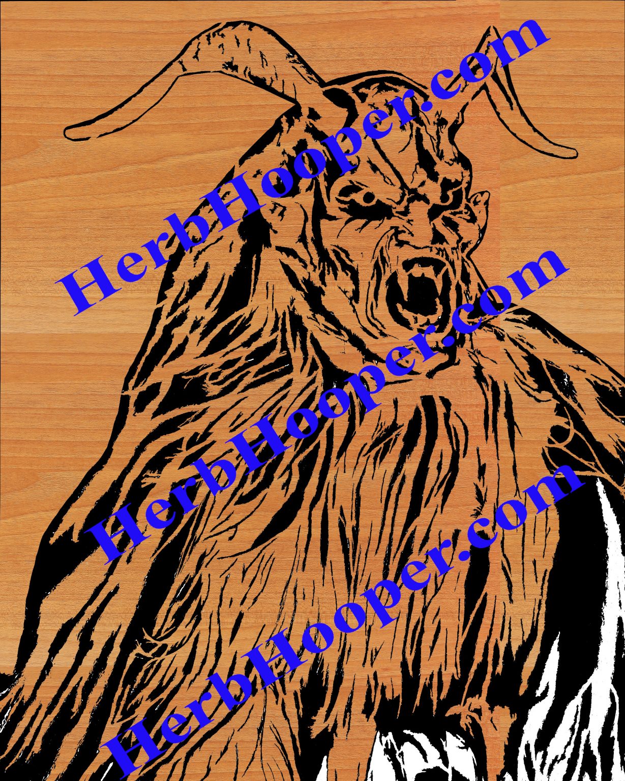 Krampus Pattern 5 - Herb's Scrolling Station