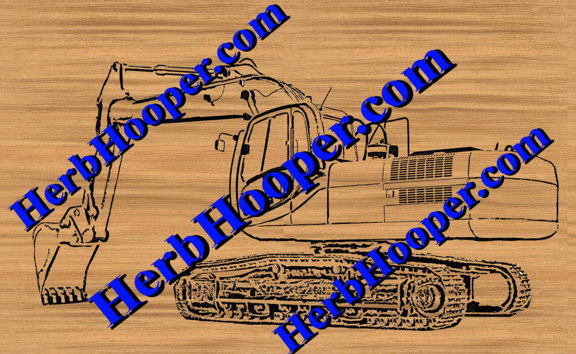 Excavator Pattern - Herb's Scrolling Station